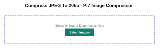 Compress JPEG To 20kb Pi7 Image Tool